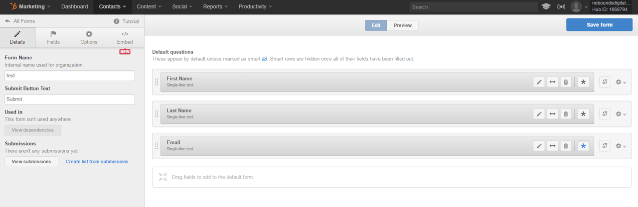 How to Create a Form in HubSpot