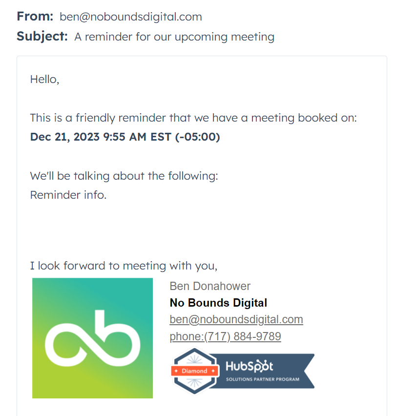 Customize Your Meeting Reminders in HubSpot for a More Personalized ...